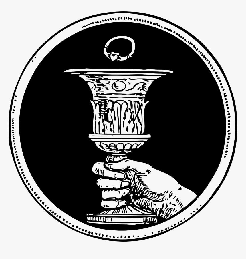 Hand Holding Chalice Drawing, HD Png Download , Transparent Png Image ...