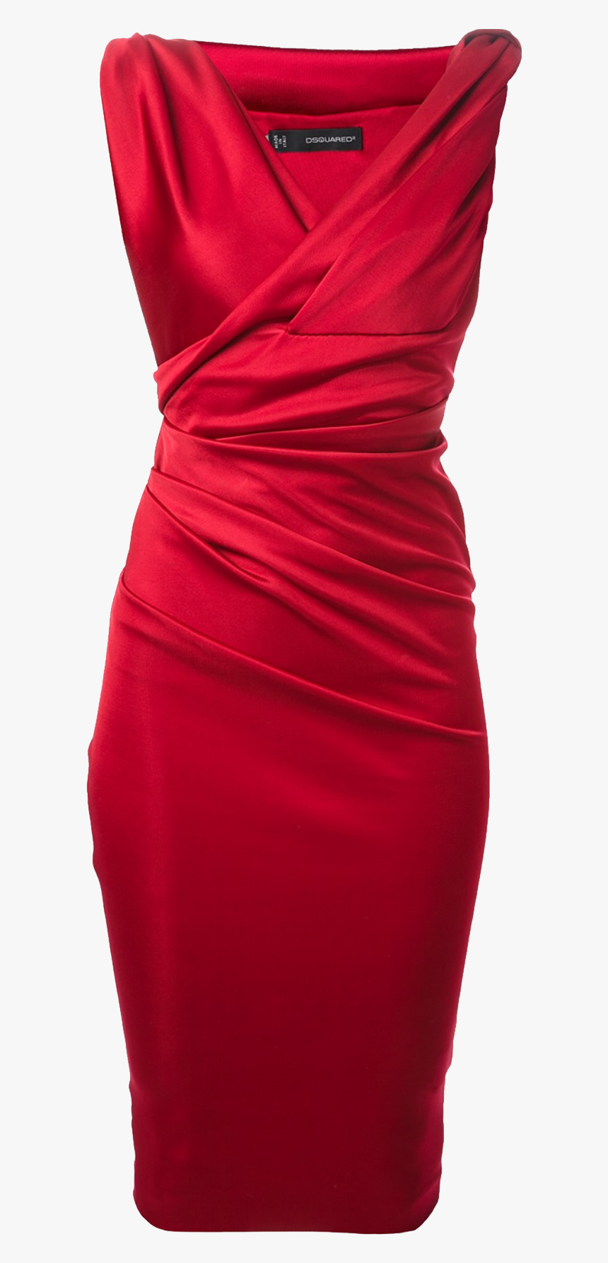 Silk Dress Red - Transparent Red Dress Png, Png Download , Transparent ...