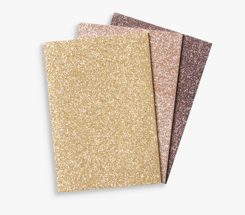 Glamtastic Glitter Notebooks - Gold Glitter Notebook, HD Png Download ...