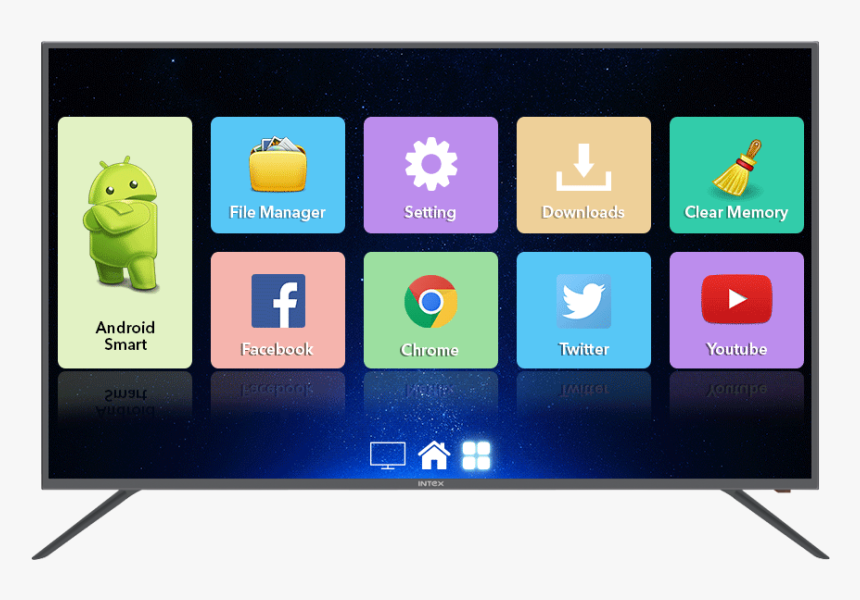 Intex Led Sf4304 Fhd Smt Smart Tv - Intex Tv 43 Inch, HD Png Download ...