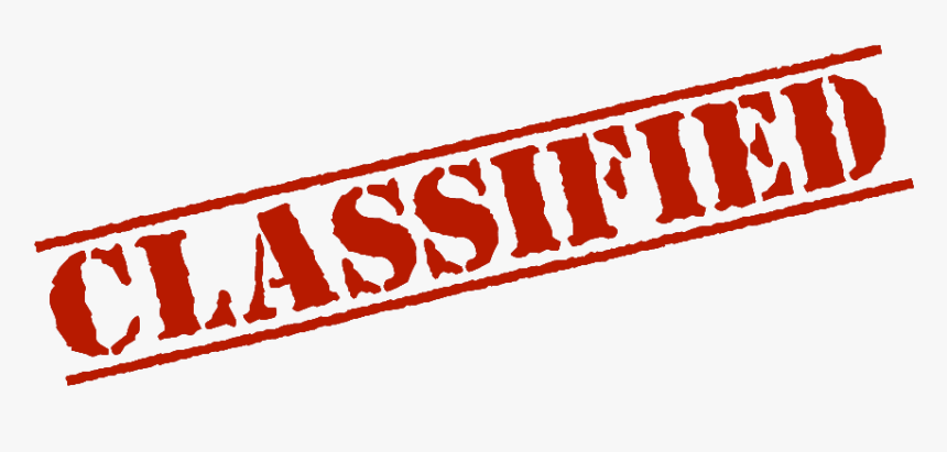 Image Classified Information Logo Text Portable Network - Transparent ...