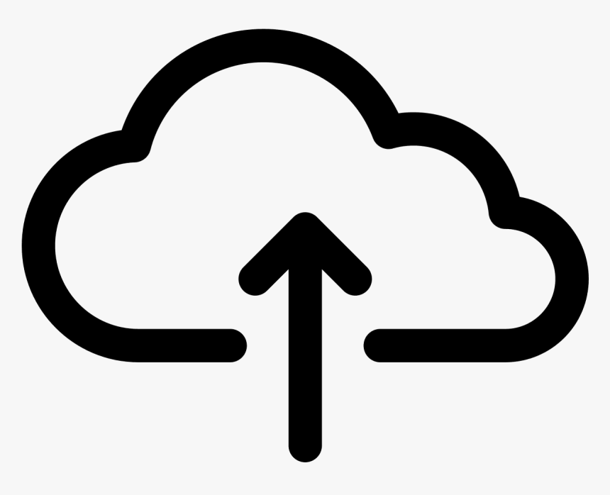 Cloud With Arrow, HD Png Download , Transparent Png Image - PNGitem