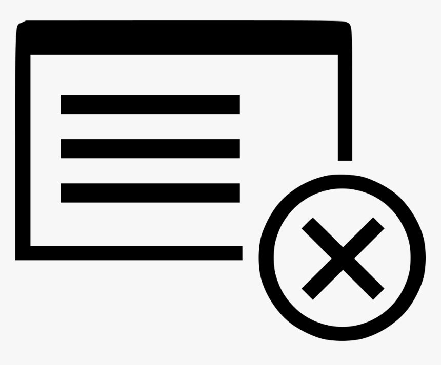 Delete Stop Cancel Program Ban App Application - Delete Icon App Png ...