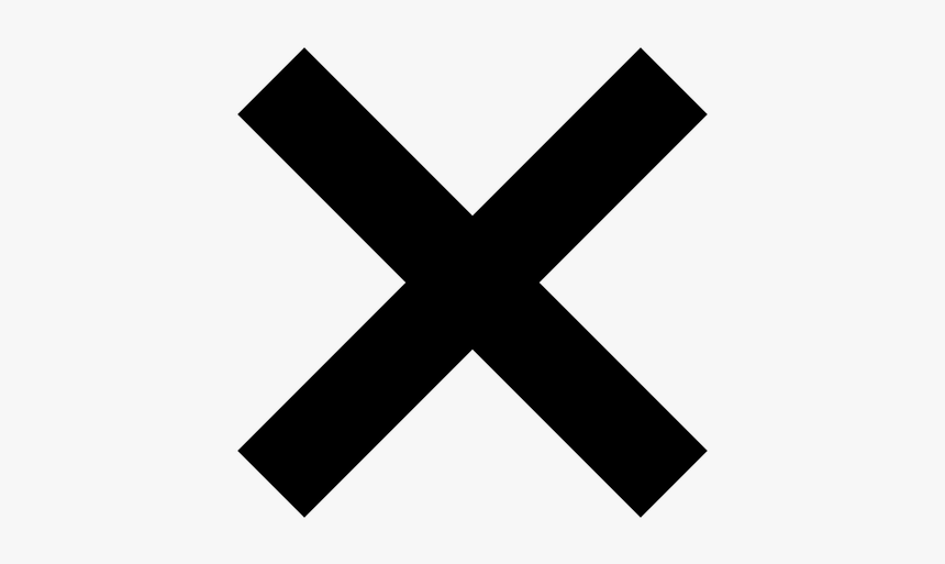 Delete, Cross, Black, Crash, Cancel, No, Remove - Cross Close Svg, HD ...