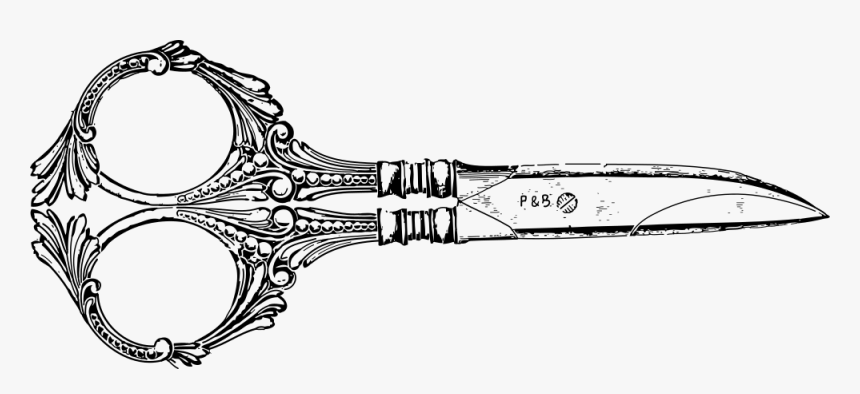 Fancy Scissors, HD Png Download , Transparent Png Image - PNGitem