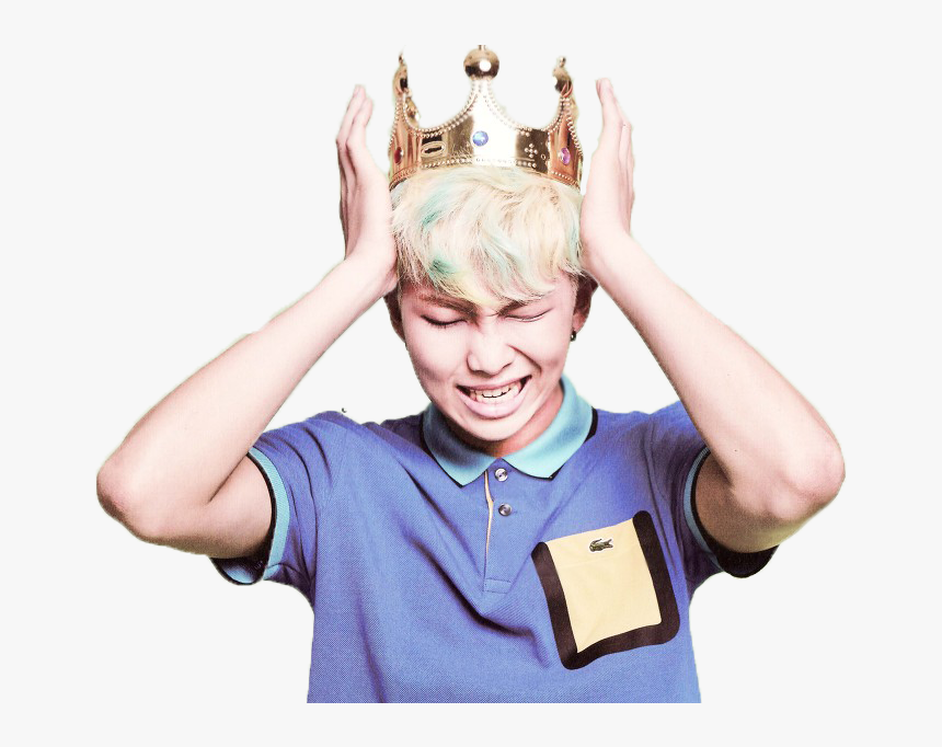 Rap Monster With Crown, HD Png Download , Transparent Png Image - PNGitem