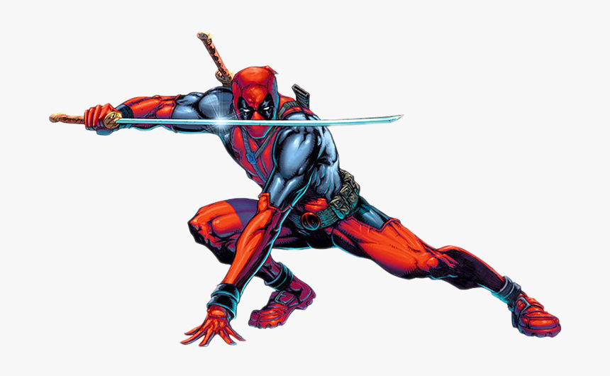 Deadpool Comic With Swords, HD Png Download , Transparent Png Image ...