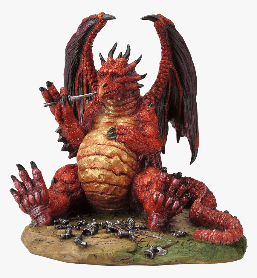 Lunch With A Toothpick Dragon Statue - Dragon Figurines, HD Png ...