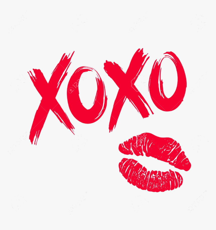 #red #xoxo #lips #sexy - Clipart Xoxo, HD Png Download , Transparent ...