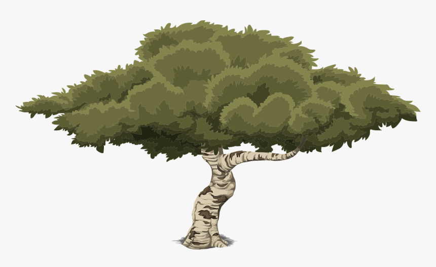 Dawn In The Forest - 2d Game Tree Png, Transparent Png , Transparent ...