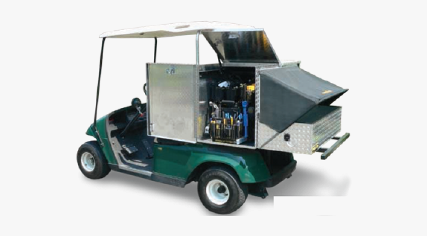 Mobile-shop Golf Cart Utility Bed - Facility Maintenance Golf Cart, HD ...