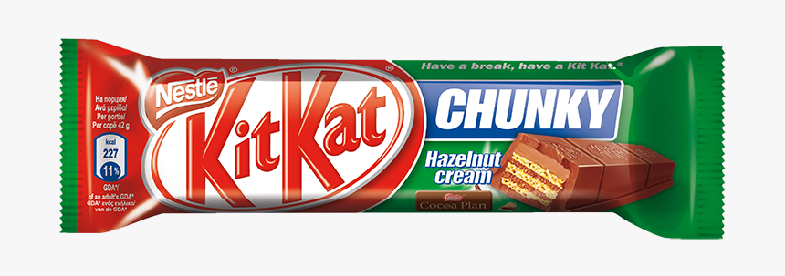 Kit Kat Chunky Hazelnut 38g, HD Png Download , Transparent Png Image ...