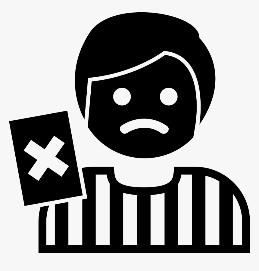 Soccer Referee Calling Foul - Expelled Icon, HD Png Download ...