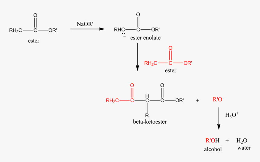 Draw The Main Product For The Ester Formed Through, HD Png Download ...