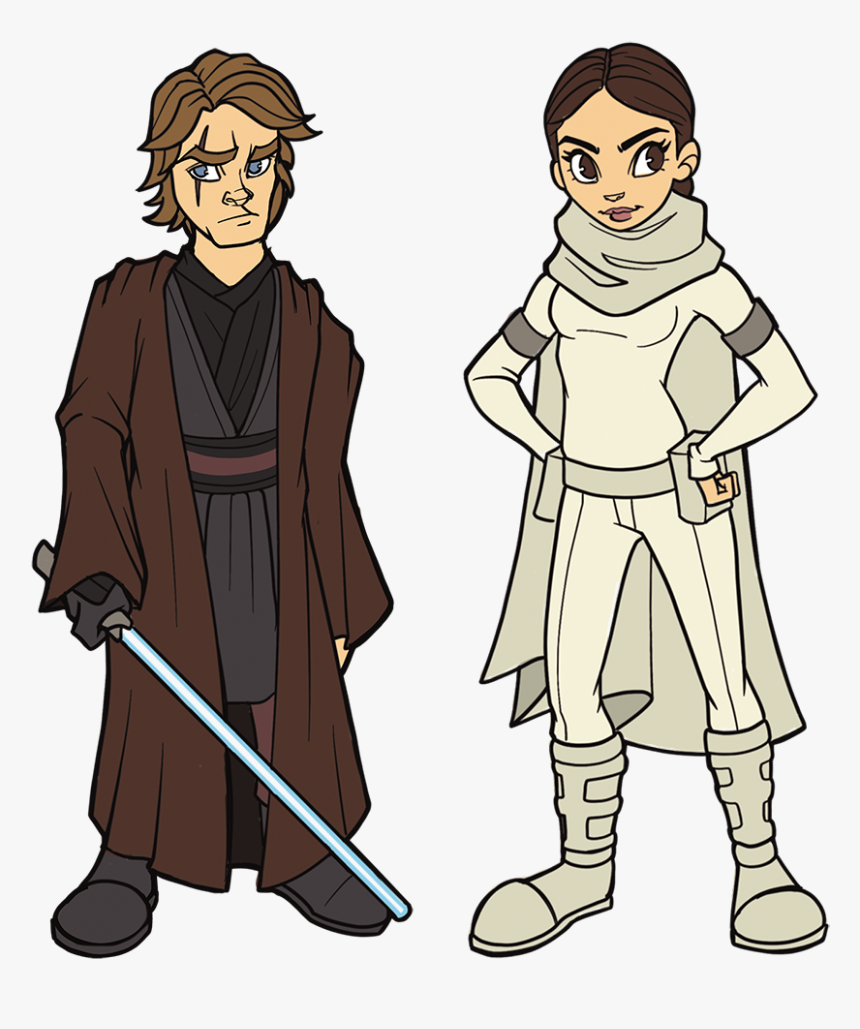 Swcc19 Pin Trading Anakin Padme - Star Wars Celebration 2019 Padme, HD ...