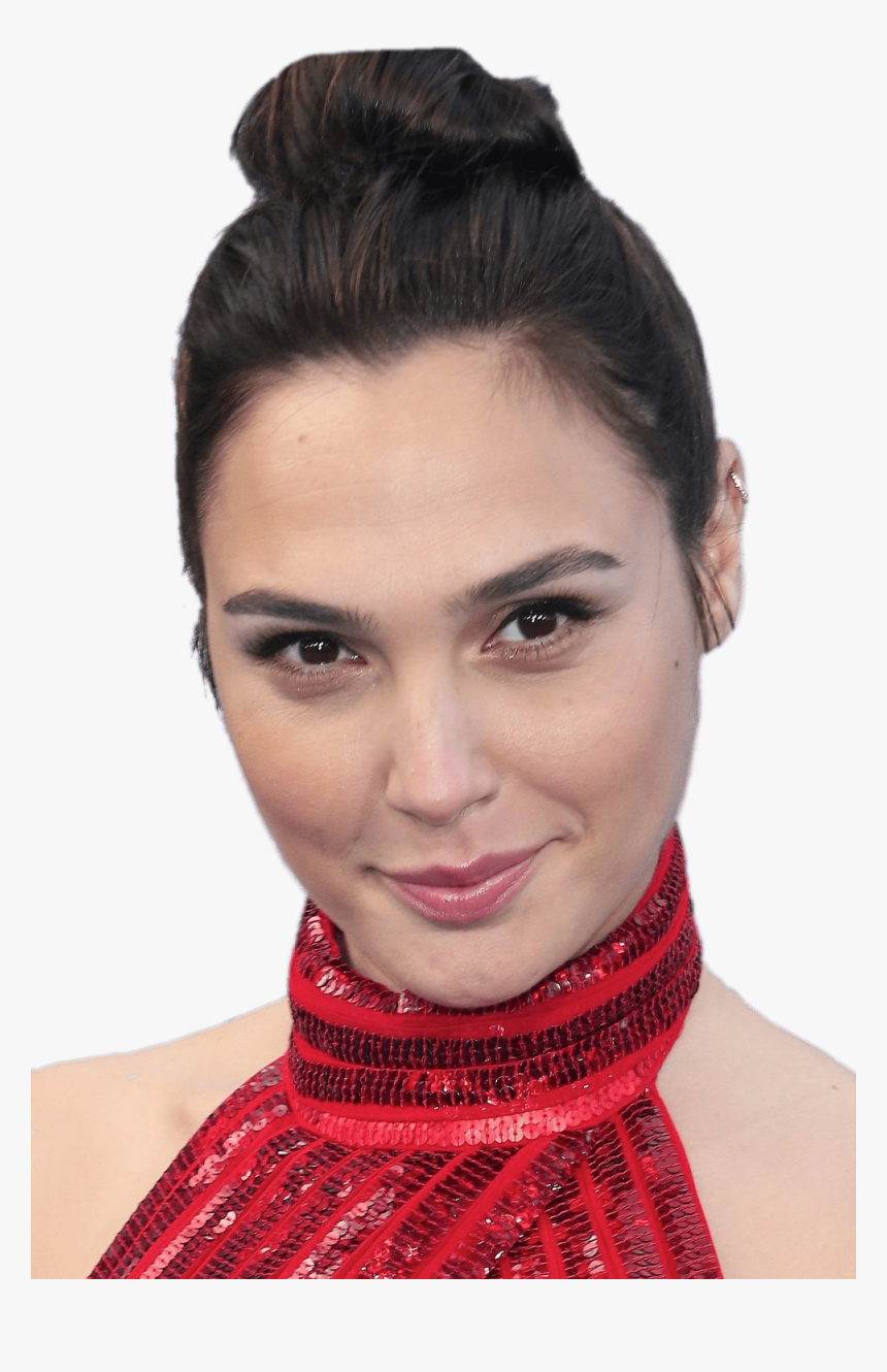 Gal Gadot Hair In Bun - Transparent Gal Gadot Png, Png Download ...