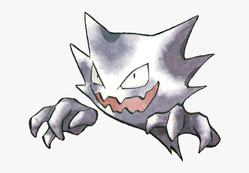 093haunter Rg - Pokemon Haunter Original Art, HD Png Download ...