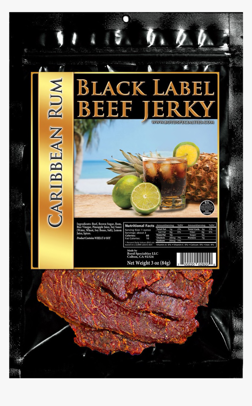 Carnivore Candy Black Label Beef Jerky - Black Label Jerky, HD Png ...