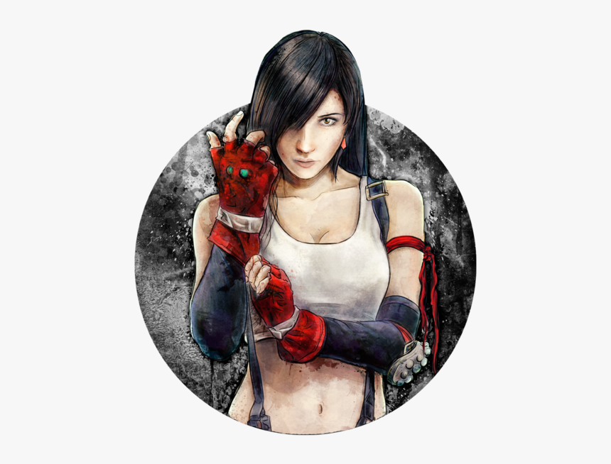 Tifa Final Fantasy Art, HD Png Download , Transparent Png Image - PNGitem