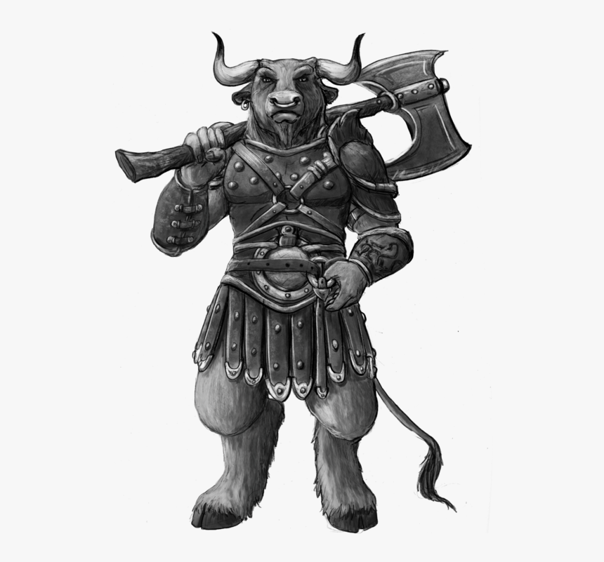Minotaur By Phantagrafie - Minotaur Png, Transparent Png , Transparent ...