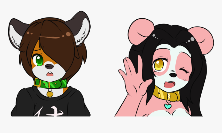 Two Kyuties By Yoshiebeanz - Cartoon, HD Png Download , Transparent Png ...