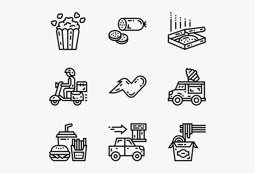 Fast Food - Fast Food Icon Packs, HD Png Download , Transparent Png ...