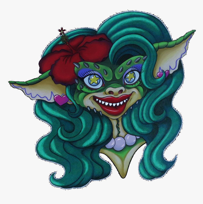 Greta The Female Gremlin - Cartoon, HD Png Download , Transparent Png ...