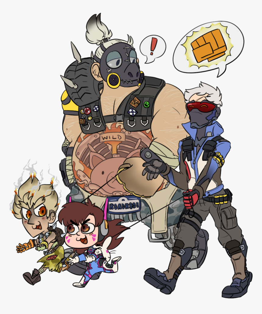 Transparent Junkrat Gremlin - Cartoon, HD Png Download , Transparent ...