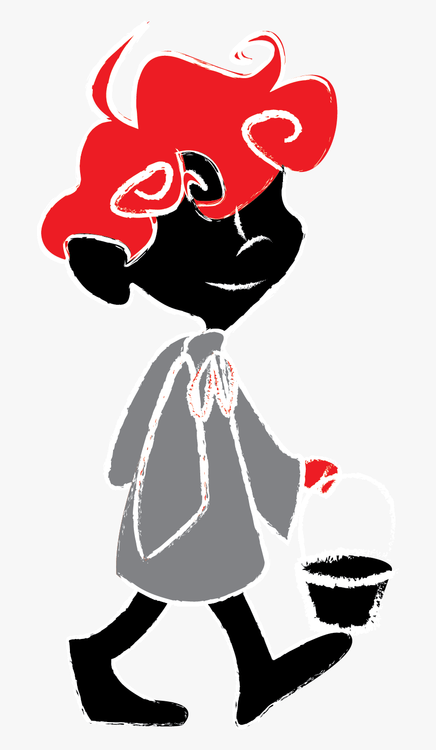 Little Red Riding Hood Angry Gif - Illustration, HD Png Download ...