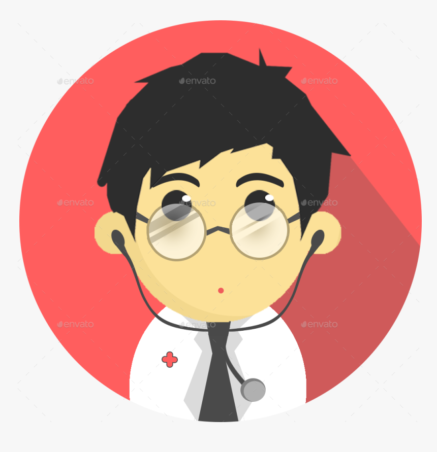Doctor Flat Icon Png - Doctor Flat Design Png, Transparent Png ...