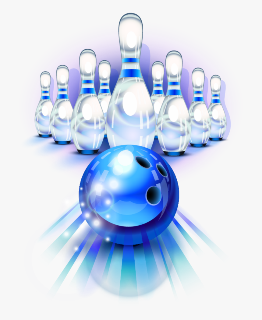 Mq Blue Bowling Pins Bowling Blue Clipart Png, Transparent Png ...