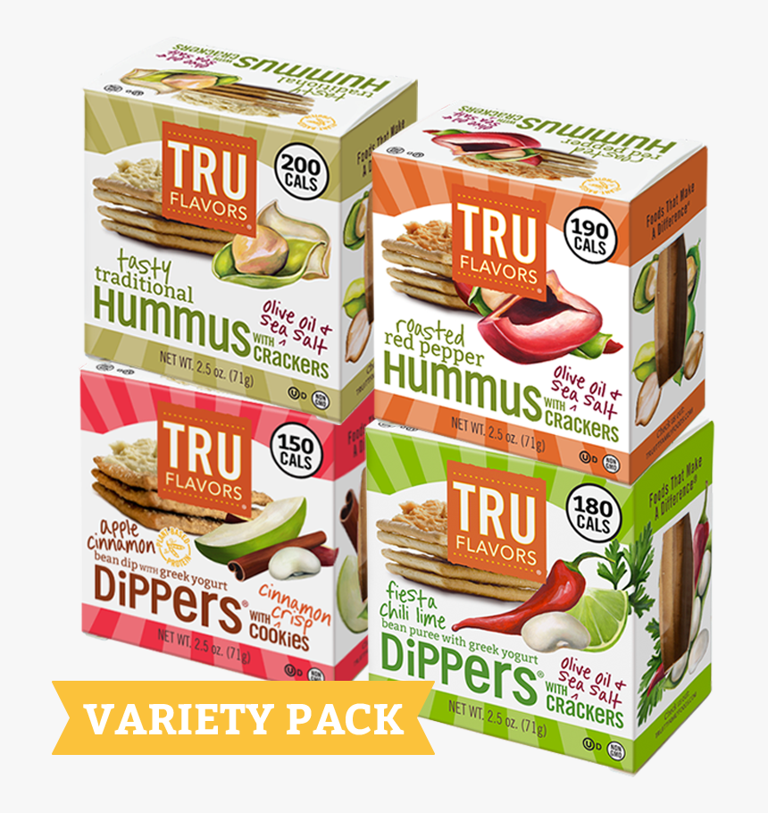 Tru Flavors Snack Pack Variety Pack, HD Png Download , Transparent Png ...