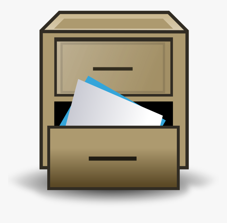 File Filing Cabinet Icon Svg Wikimedia Commons Drawer, HD Png Download ...