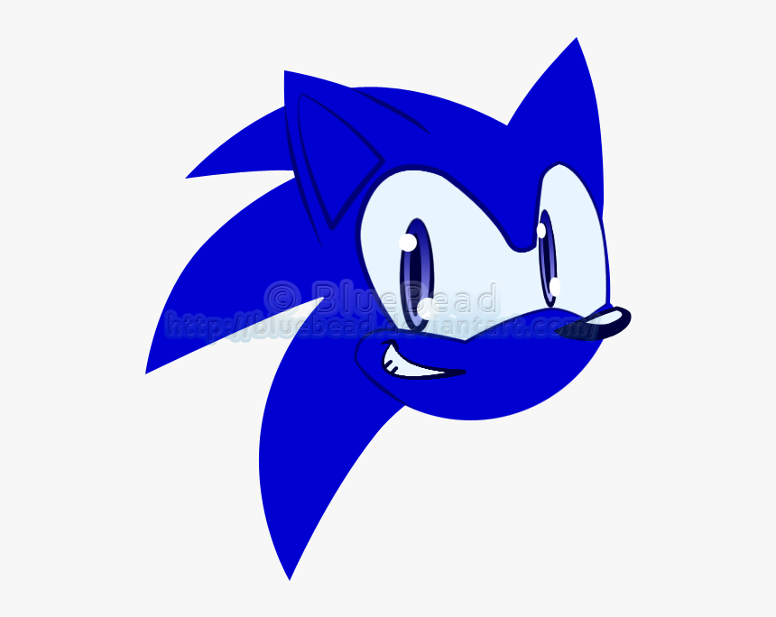 Sonic The Hedgehog Head Icon, HD Png Download , Transparent Png Image ...