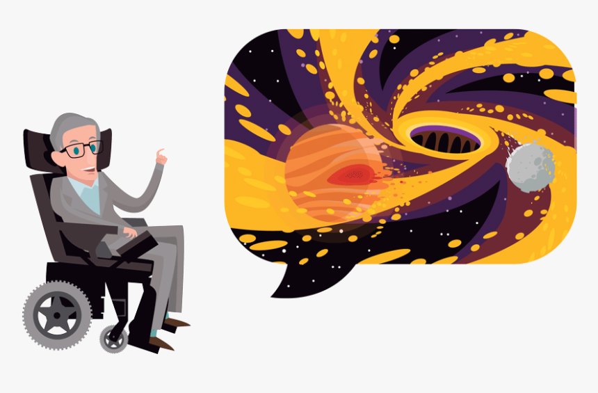 Stephen-hawking, HD Png Download , Transparent Png Image - PNGitem