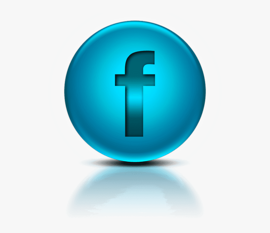 Blue Metallic Orb Icon Social Media Logos Facebook, HD Png Download ...