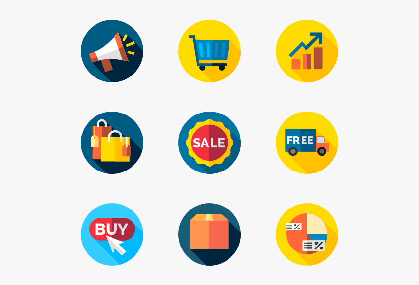 Sales Png Flat Icon, Transparent Png , Transparent Png Image - PNGitem