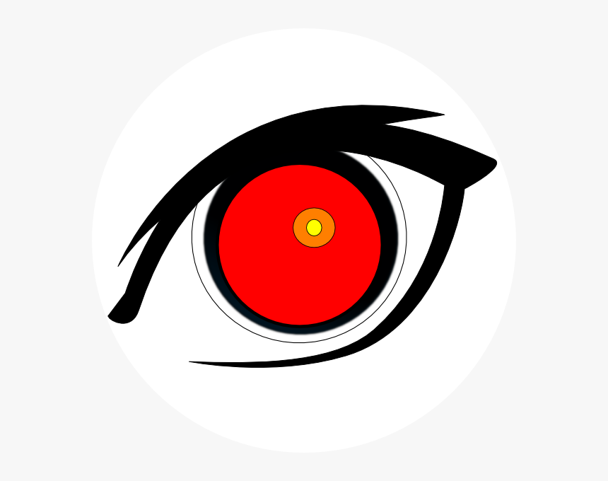 Red Eye Clip Art, HD Png Download , Transparent Png Image - PNGitem