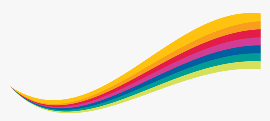 Online Rainbow Colours - Graphic Design, HD Png Download , Transparent ...