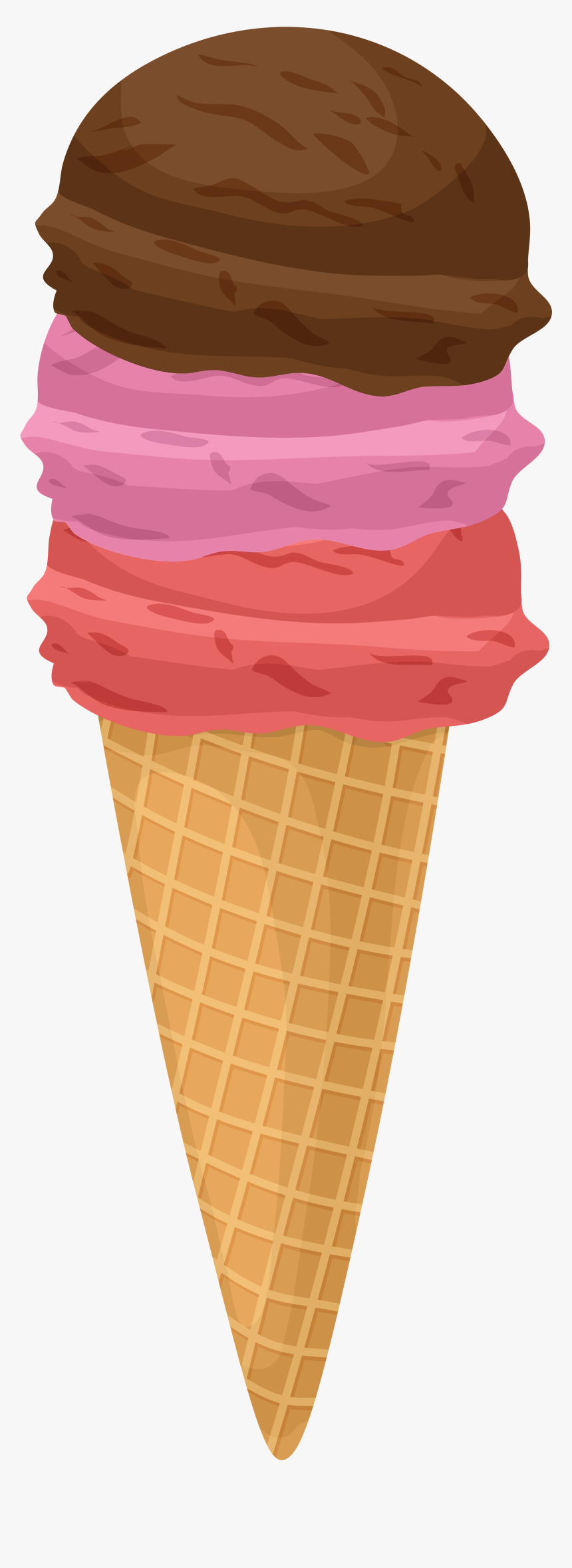 Tall Ice Cream Cone Clipart