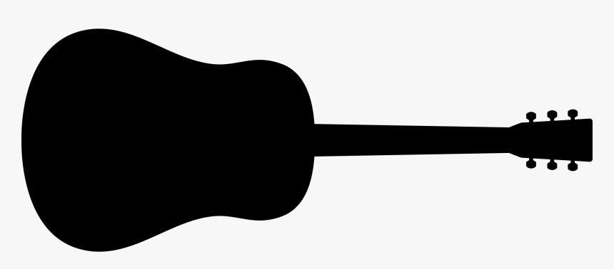 Acoustic Electric Guitar,string Instrument,silhouette - Guitar ...