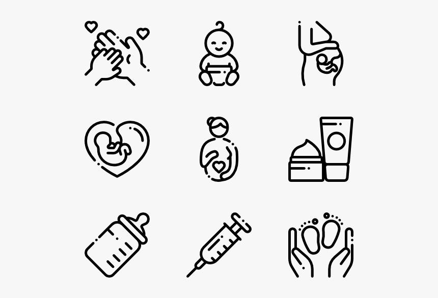 Maternity - Hand Drawn Icon Png, Transparent Png , Transparent Png ...