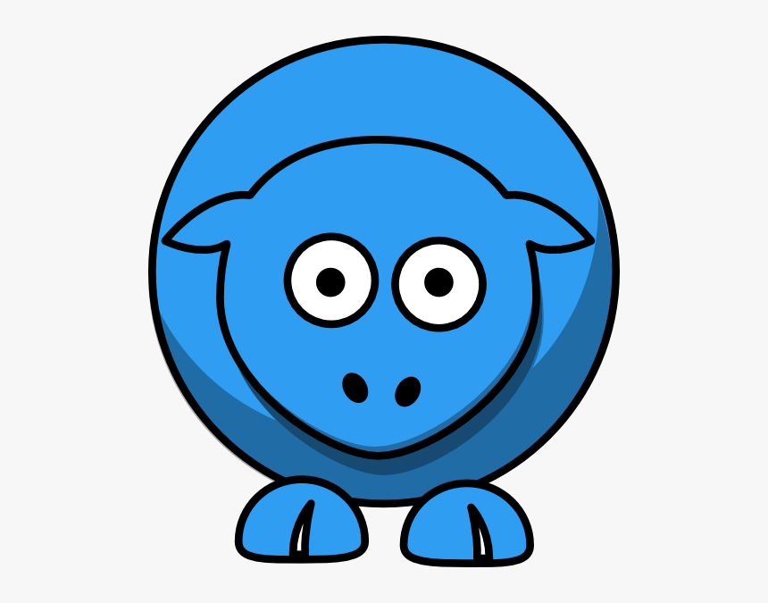 Sheep Cartoon Blue 2e9df2ff Svg Clip Arts - Animated Goat, HD Png ...