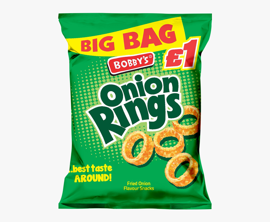 Big Bag Onion Rings - Bobbys Onion Rings, HD Png Download , Transparent ...