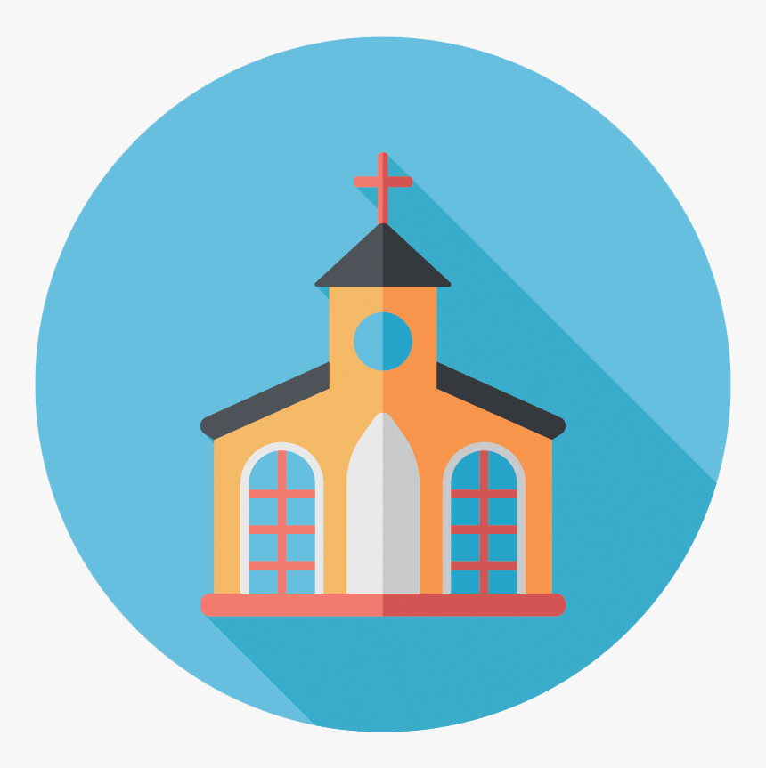 Religious Clipart Church Group - Church Icon, HD Png Download ...