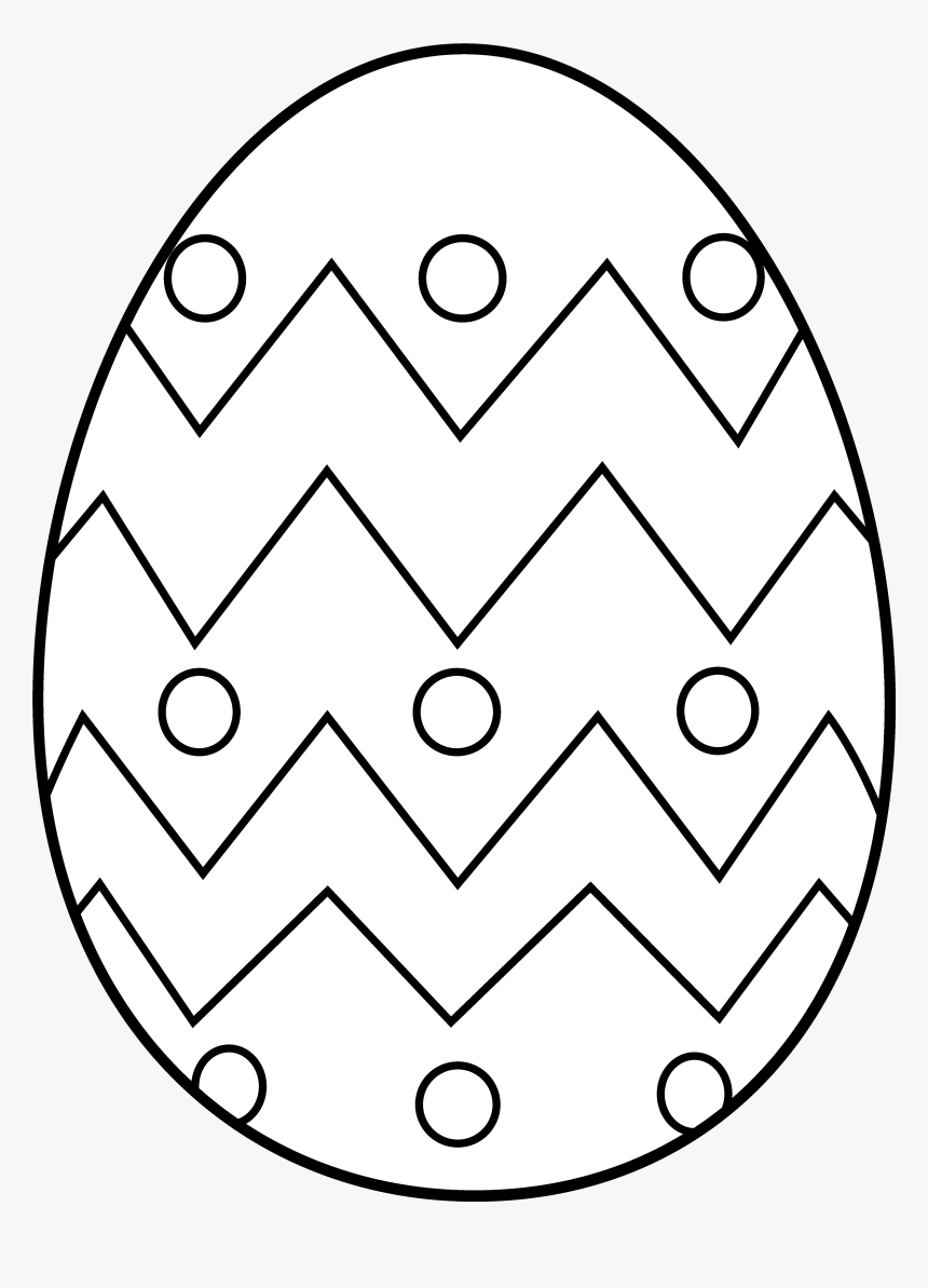 Free Egg For Easter Eggs Collection Clipart - Color In Easter Egg, HD ...
