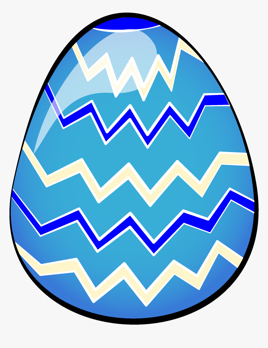 Blue Easter Egg