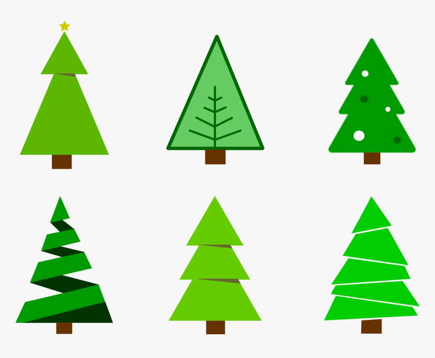 Free Colour Chirstmas Tree Vector Graphics - Christmas Tree Graphic ...