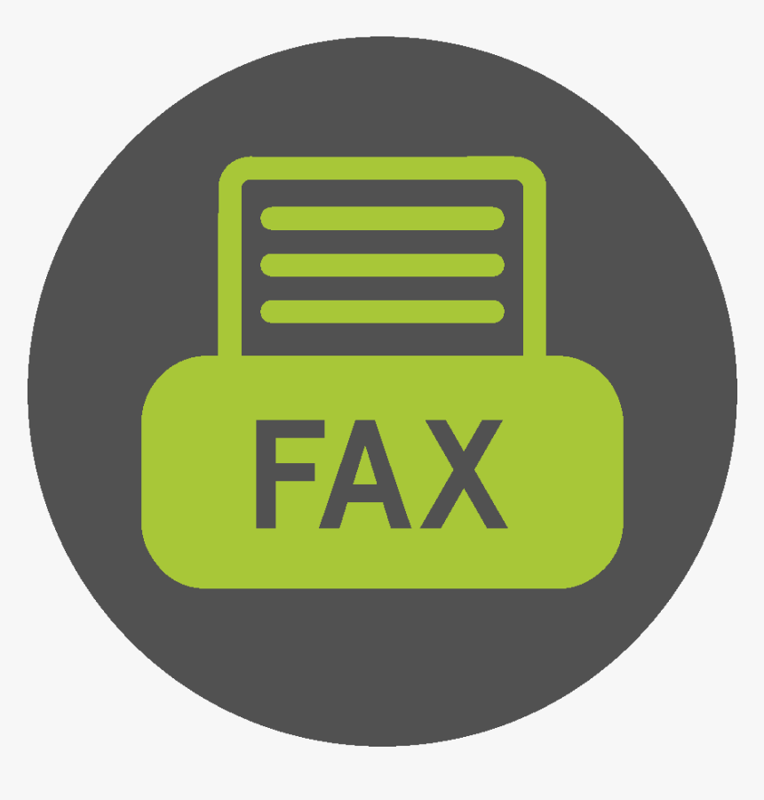 Fax Icon Png Circle, Transparent Png , Transparent Png Image - PNGitem