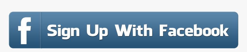 Sign Up With Facebook Button - Facebook Sign Up Png, Transparent Png ...